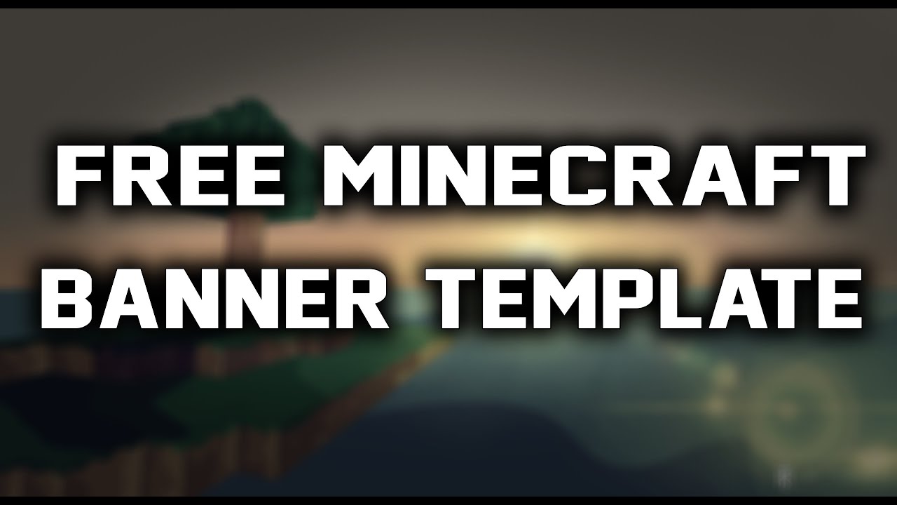 Free!!! Minecraft Cartoon Youtube Banner Template | by Byron H| 2014 ...