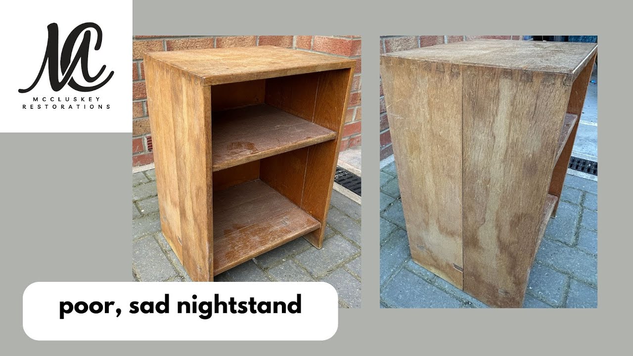 Restoration and Restyle of an Ugly Old Nightstand - featuring Creality ...