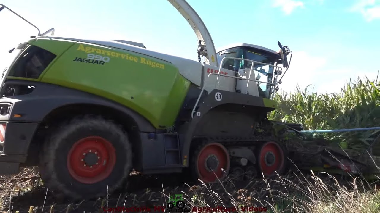 Claas - Fendt - MF / Maissilage - Silaging Maize 2022 pt.1 - YouTube