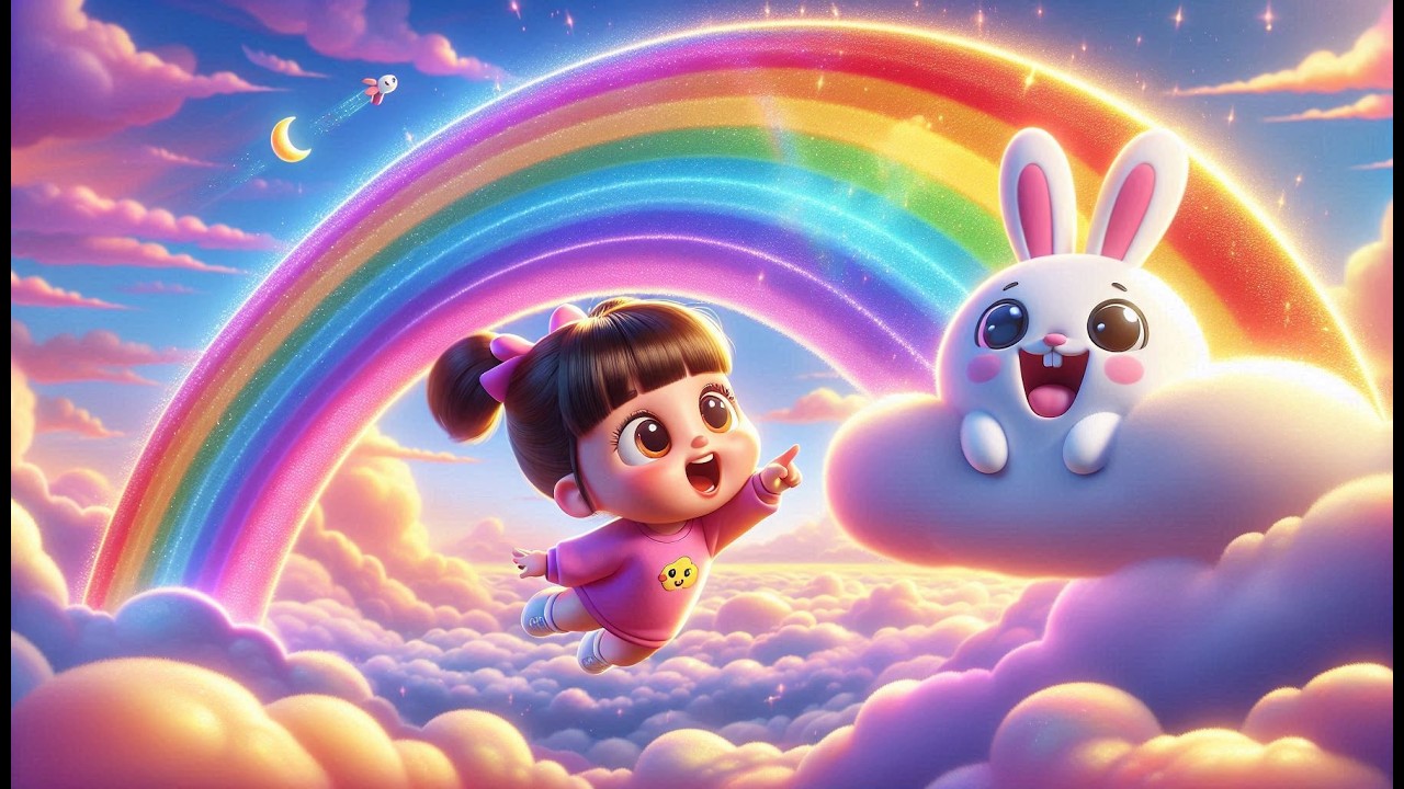 Boo and the Cloud Parade | Fun Flying Song for Kids | Cute Baby ...