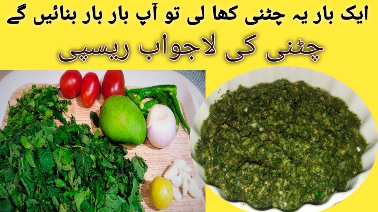 Chatpat Hari Chatni | Hari Mirch Pudina Lahsun Chatni | Chili Garlic ...