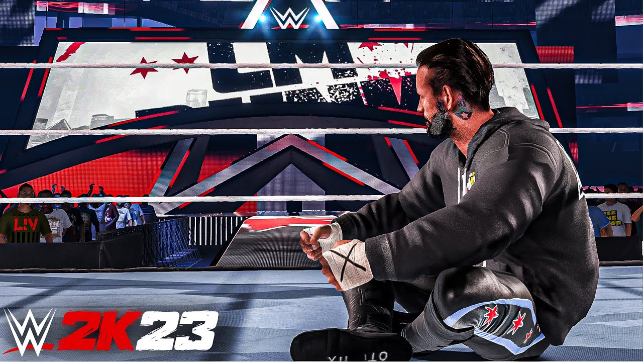 WWE 2K23 CM Punk Character Model /GFX & Theme Song | WWE2K23 Mods - YouTube