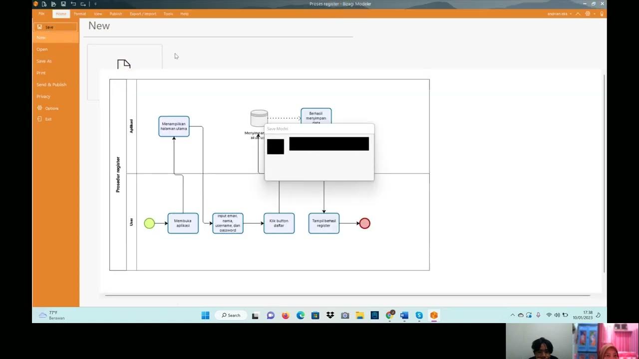 Membuat flowmap dari proses aplikasi sistem programming course roblox - YouTube