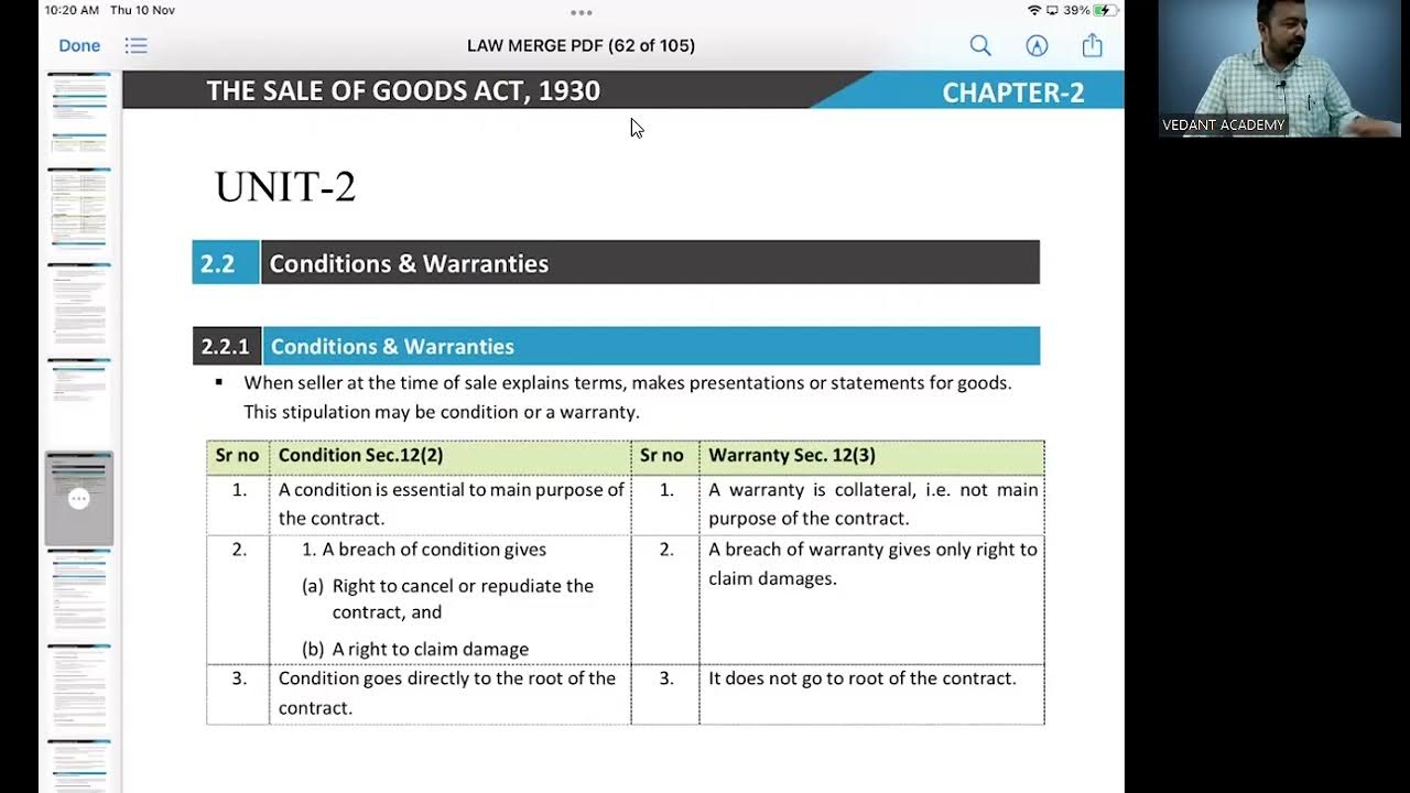 CMA FOUNDATION LAW & ETHICS REVISION LECTURE NO.02 - YouTube