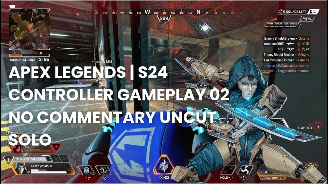 Apex Legends S24 | Controller Gameplay 02 (SOLO | NO COMMENTARY | UNCUT ...