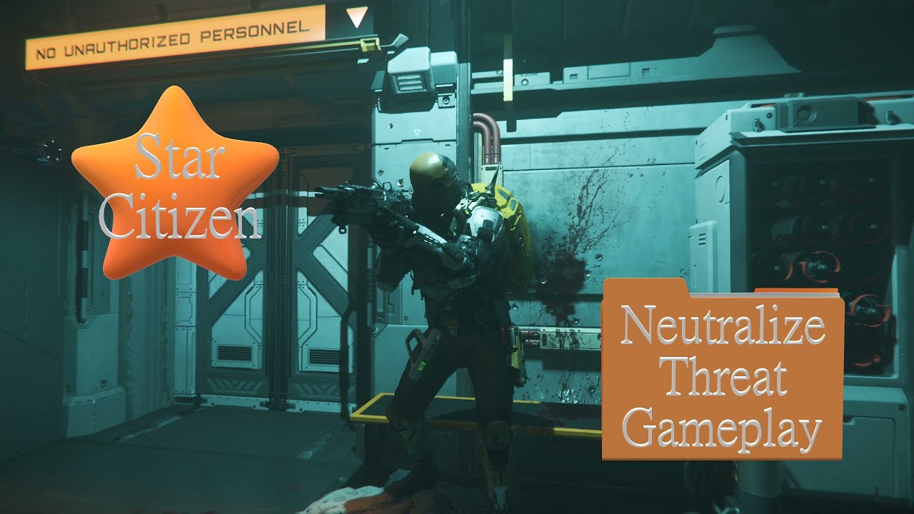 Star Citizen: Neutralize Threat Bunker Mission Gameplay - YouTube