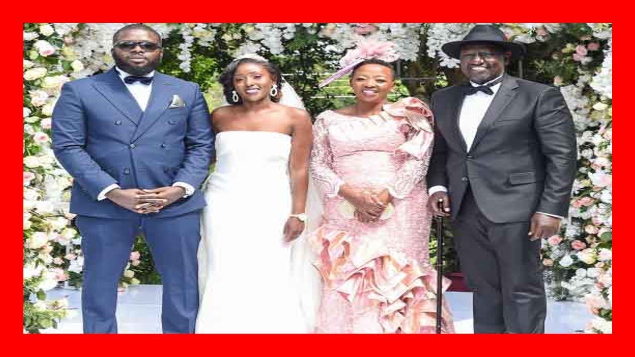 Watch wedding of June Ruto and Nigerian Husband with guests at DP Ruto ...