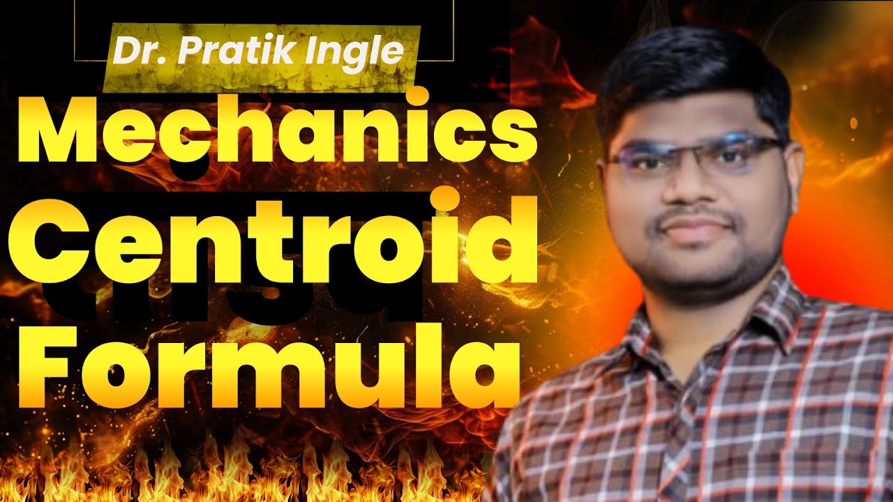 #1 Unit 4 Centroid Formula Engineering Mechanics - YouTube