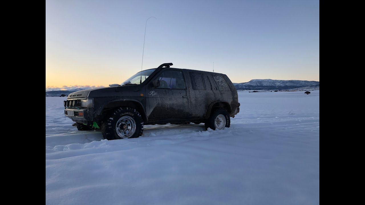 Nissan Terrano 1 V6, Jeep Cherokee 4.0, Mitsubishi.. Rutas por nieve ...