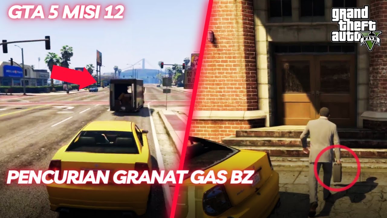 PENCURIAN GRANAT GAS BZ | GTA 5 MISI 12 : BZ GAS GRENADES (HEIST SETUP ...