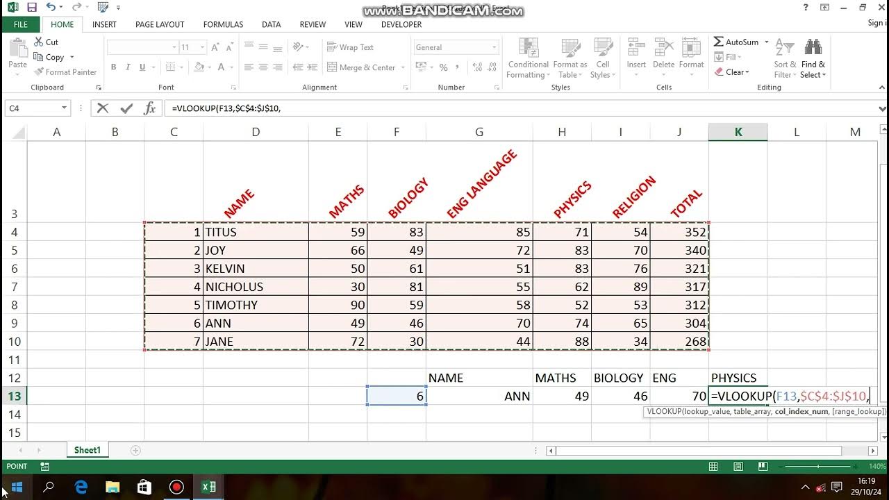APPLY VLOOKUP FUNCTION IN YOUR DATA ANALYSIS_IN MS EXCELL - YouTube
