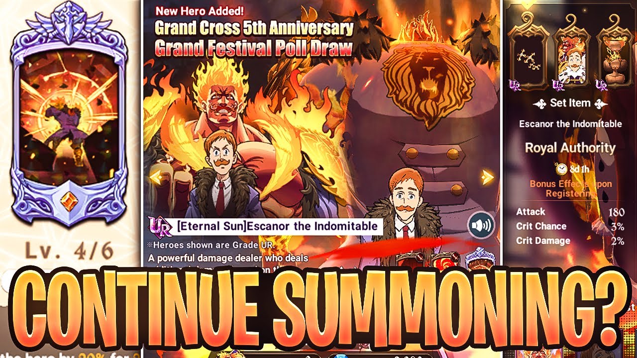 Should *YOU* Keep Summoning As F2P Player?! *Eternal Sun Escanor Banner ...