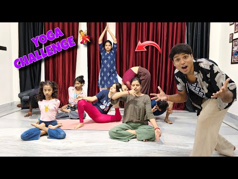 Yoga Challenge💃 Professional Yoga Teacher Vs   Dancer 😱