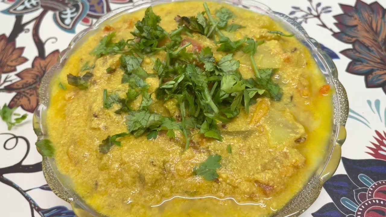 आलू पोस्ता(खसखस)की सब्जी बनाने का बेहतरीन तरीका | Aloo Posta Recipe ...