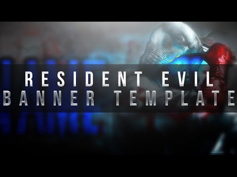 FREE BADASS Resident Evil Banner Template! - YouTube