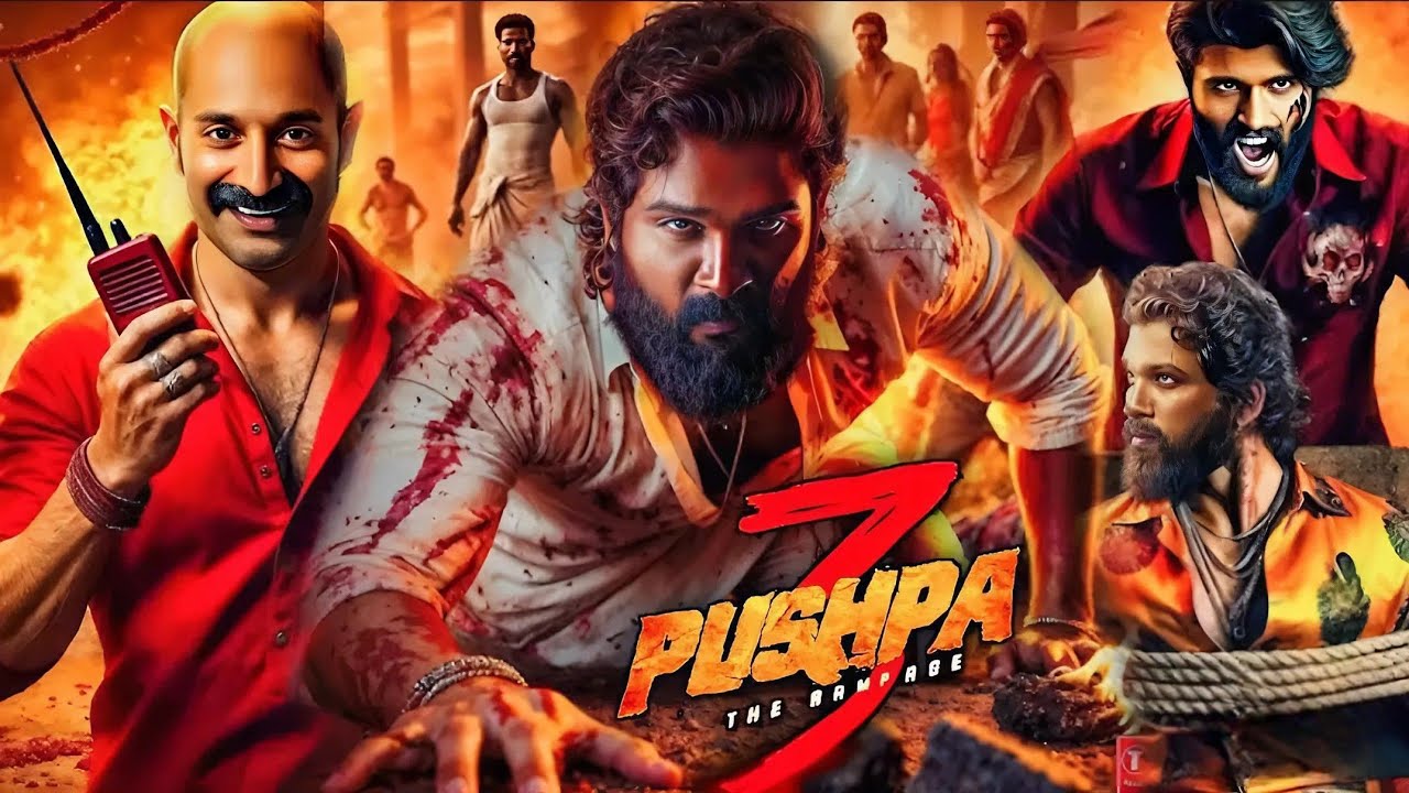 Pushpa 3 The Rampage Full Movie | Allu Arjun | Rashmika | Fahadh Faasil ...