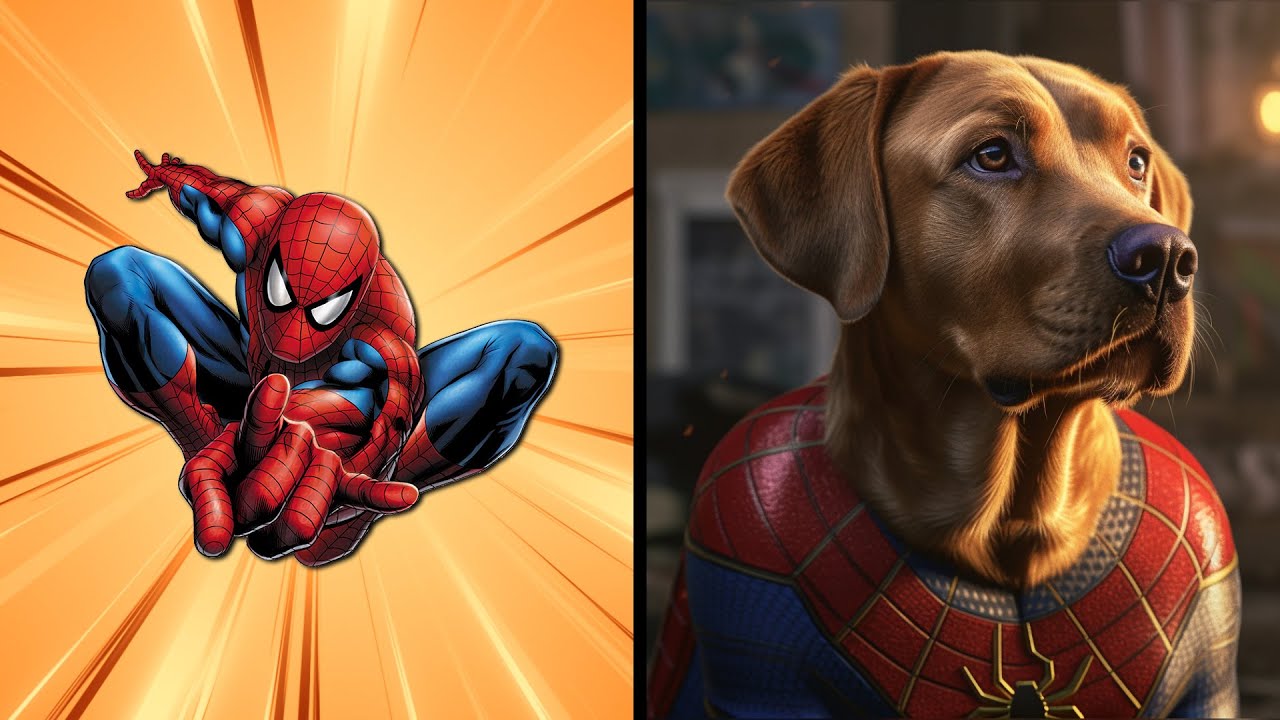 Superheroes but Dogs | Marvel & DC | Avenging dogs - YouTube