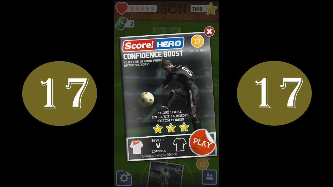 Score Hero level 17 - 3 stars - YouTube