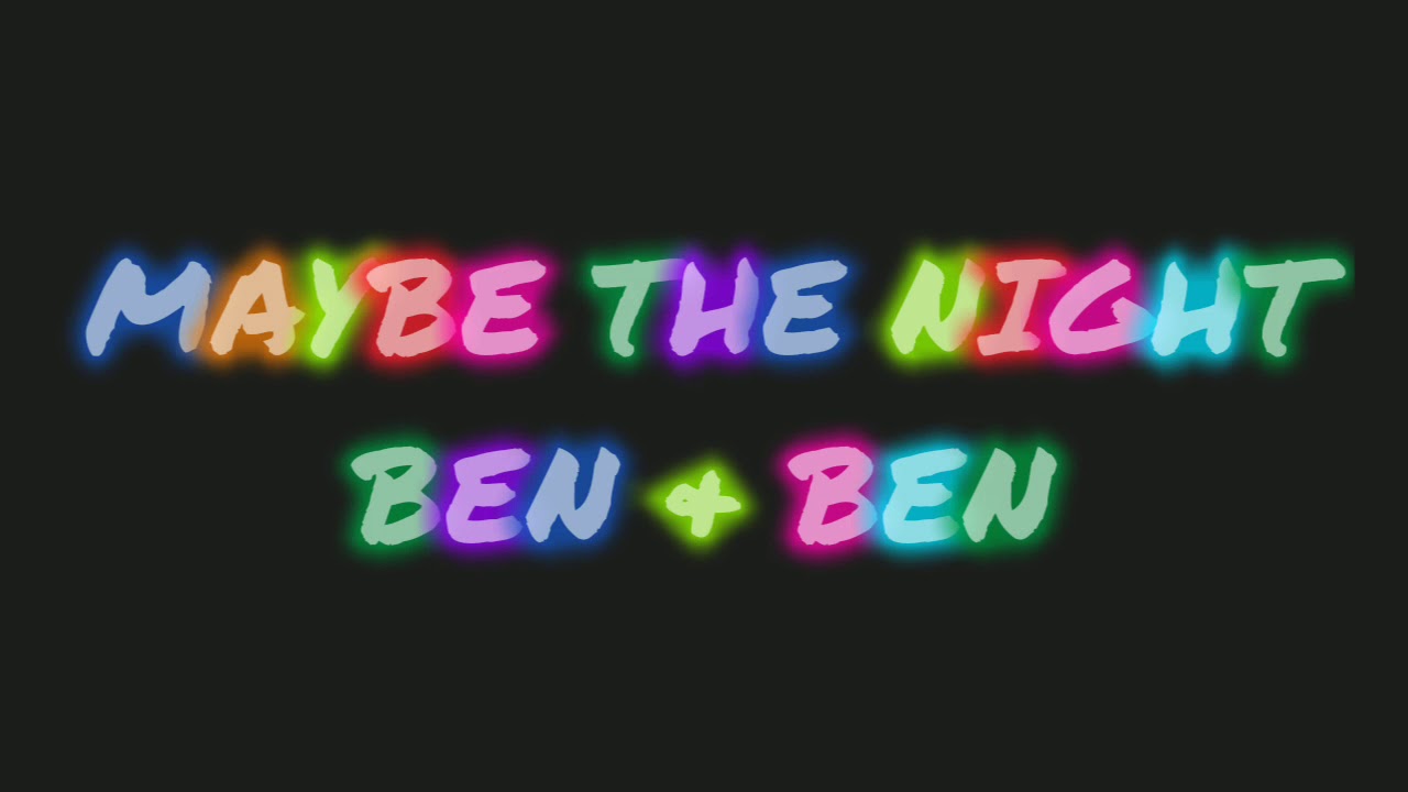 Maybe The Night with Lyrics ( Exes Baggage OST) | Ben & Ben - YouTube