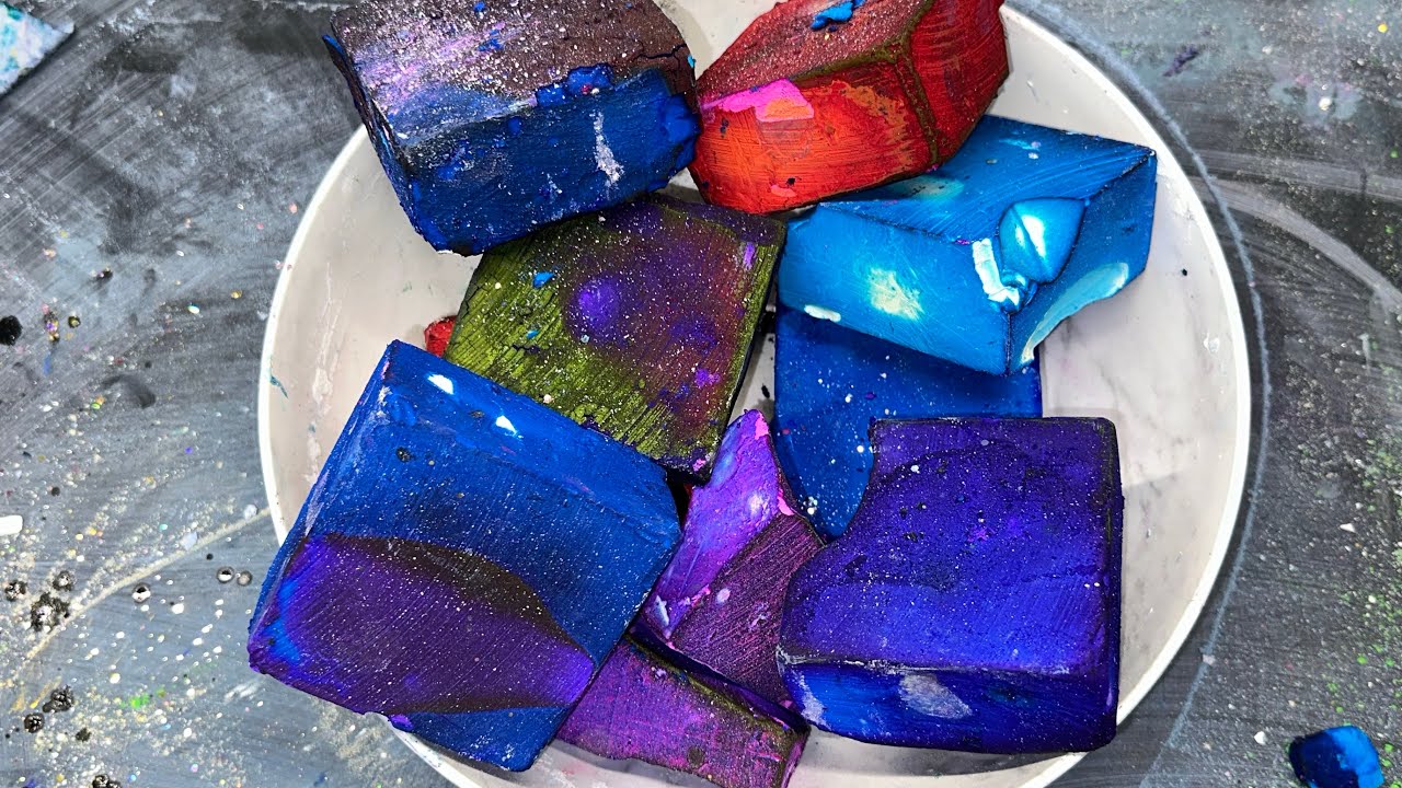 Color splash dyed soft chalk aka my favorite 😍 - YouTube