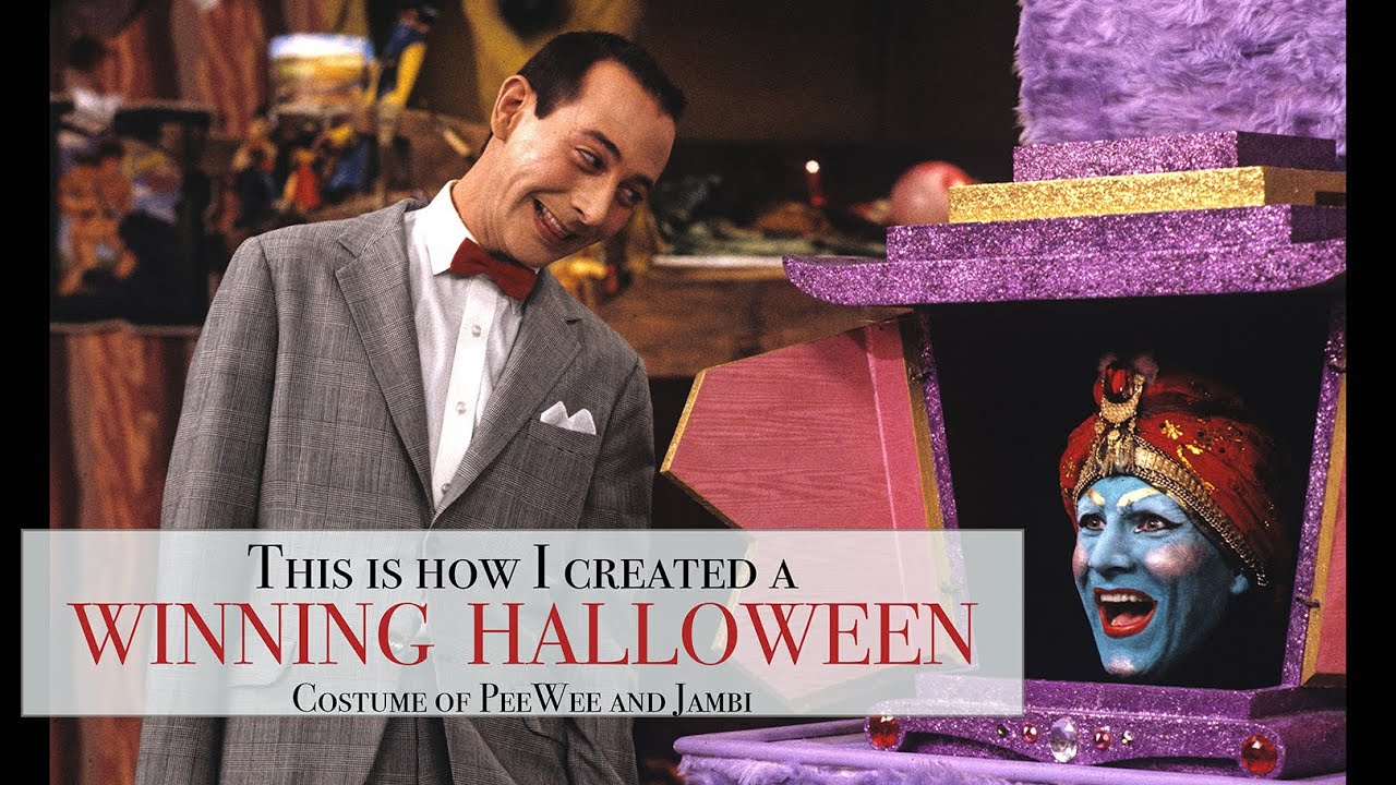 How to make a WINNING HALLOWEEN COSTUME! PeeWee Herman and Jambi. - YouTube