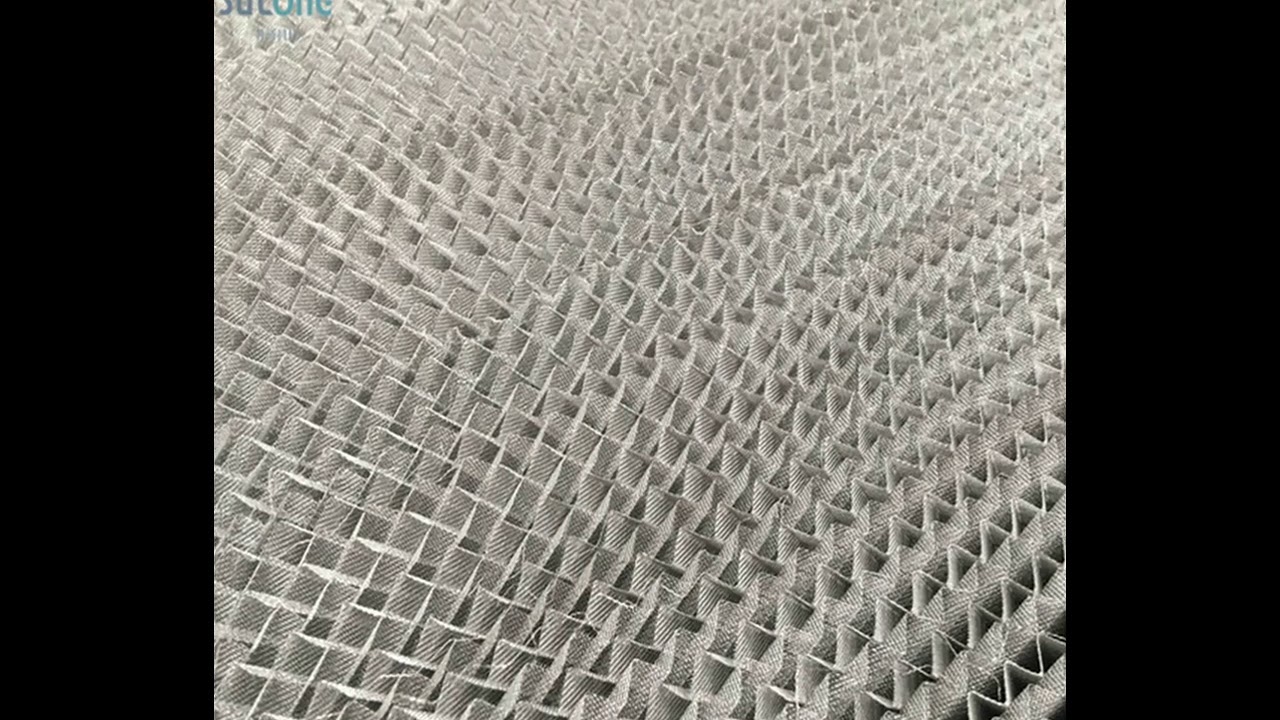 Column Structured Packing Wire Mesh Filler supplier - YouTube