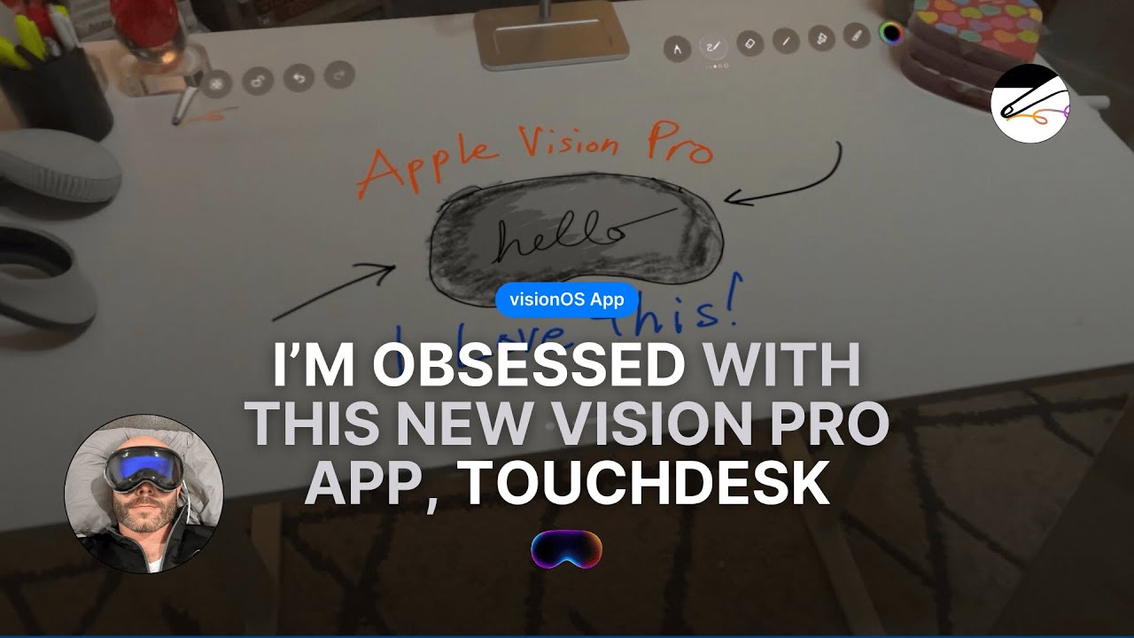 I’m Obsessed with this New Vision Pro App, TouchDesk - YouTube