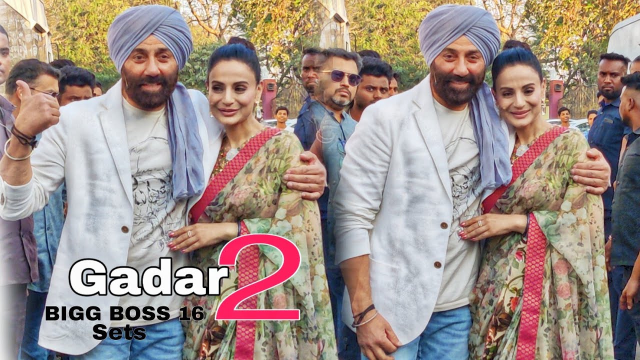 Gaddar 2 | Sunny Deol And Ameesha Patel Arrive At Bigg Boss 16 Sets To ...