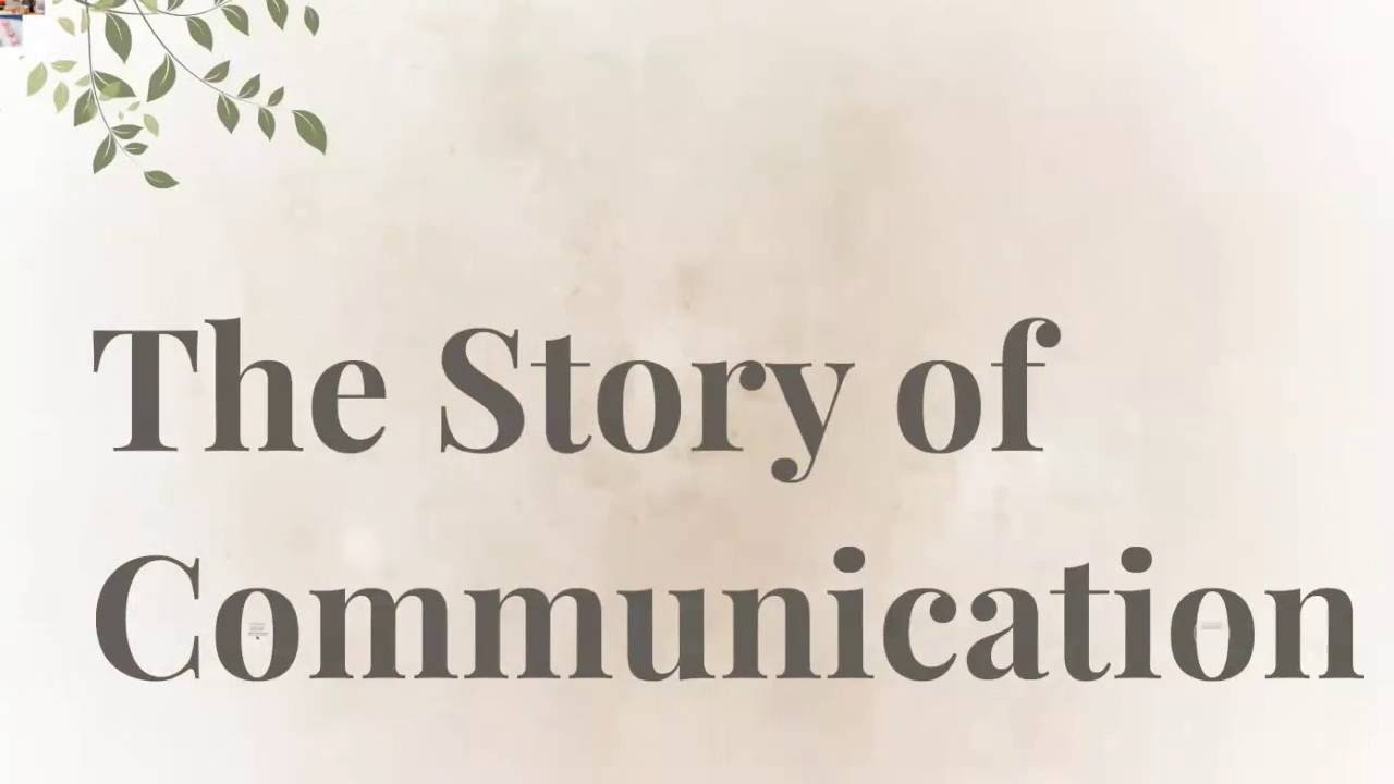 The Story of Communication - YouTube