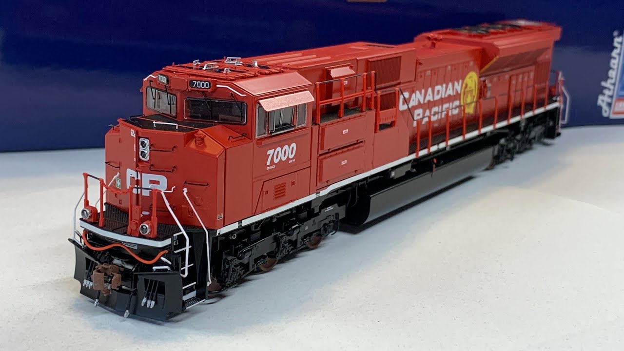 Athearn Genesis 2.0 HO Scale CP SD70ACU Review - 1/4/21 - YouTube