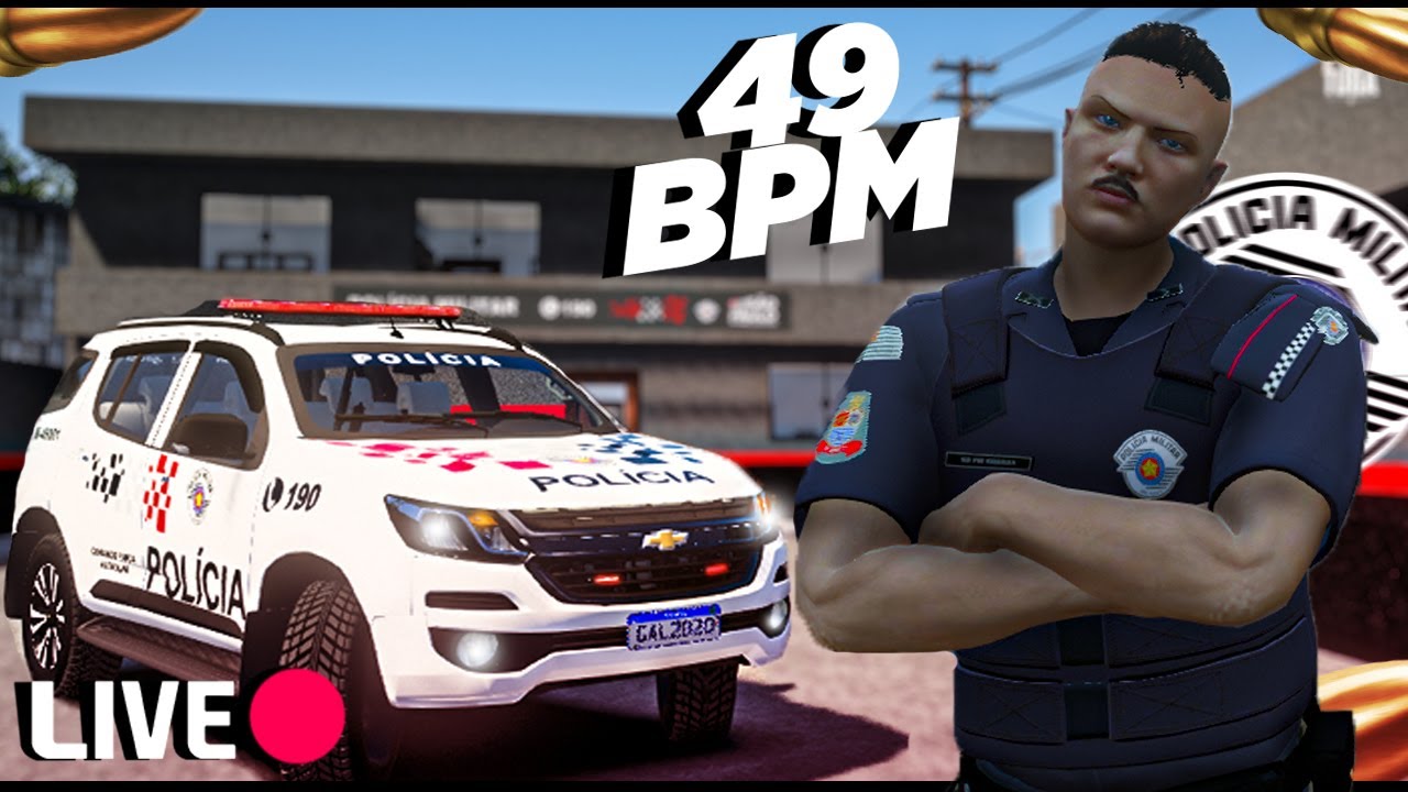 GTA RP - PATRULHAMENTO DE ROTINA COMANDO FORÇA *49 BPM* - YouTube