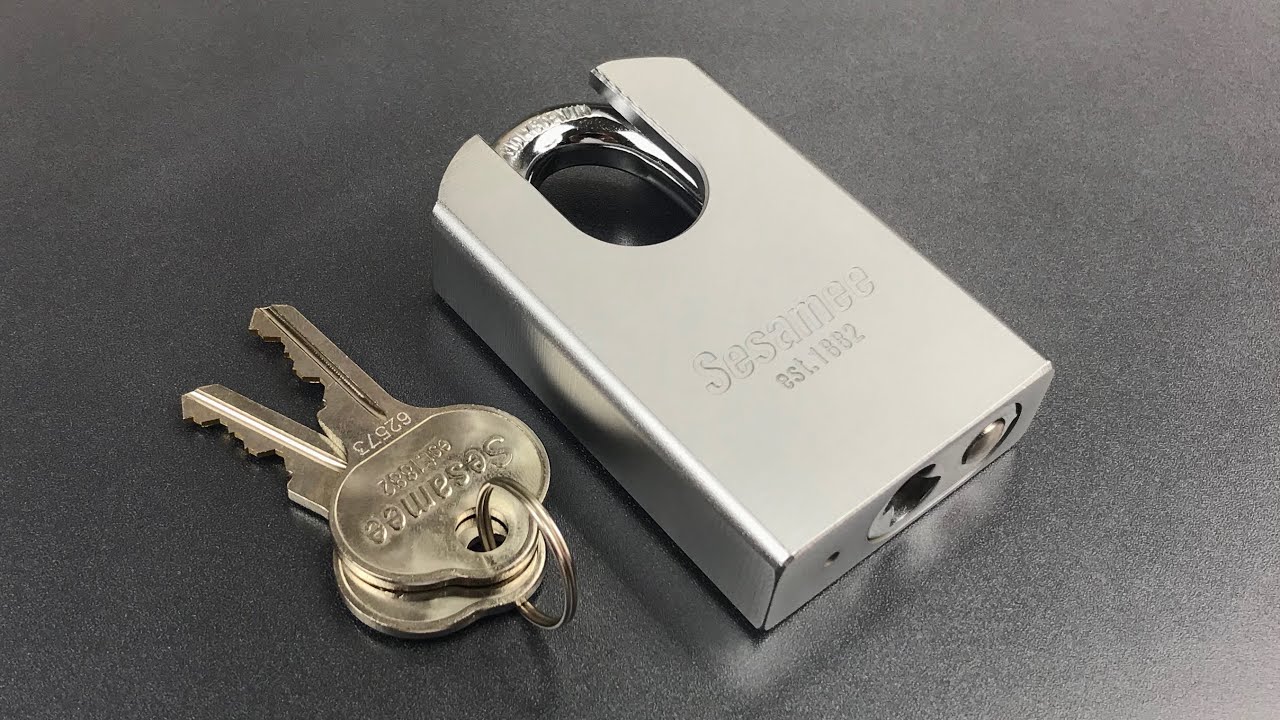 [701] Sesamee 50mm Closed Shackle Padlock Picked and Gutted (Model ...