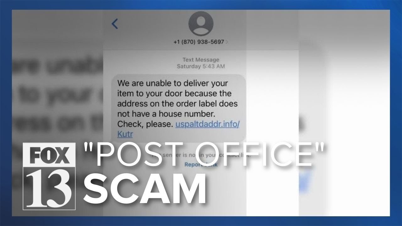 Scammers sending fake USPS texts, asking for package redelivery fees - YouTube