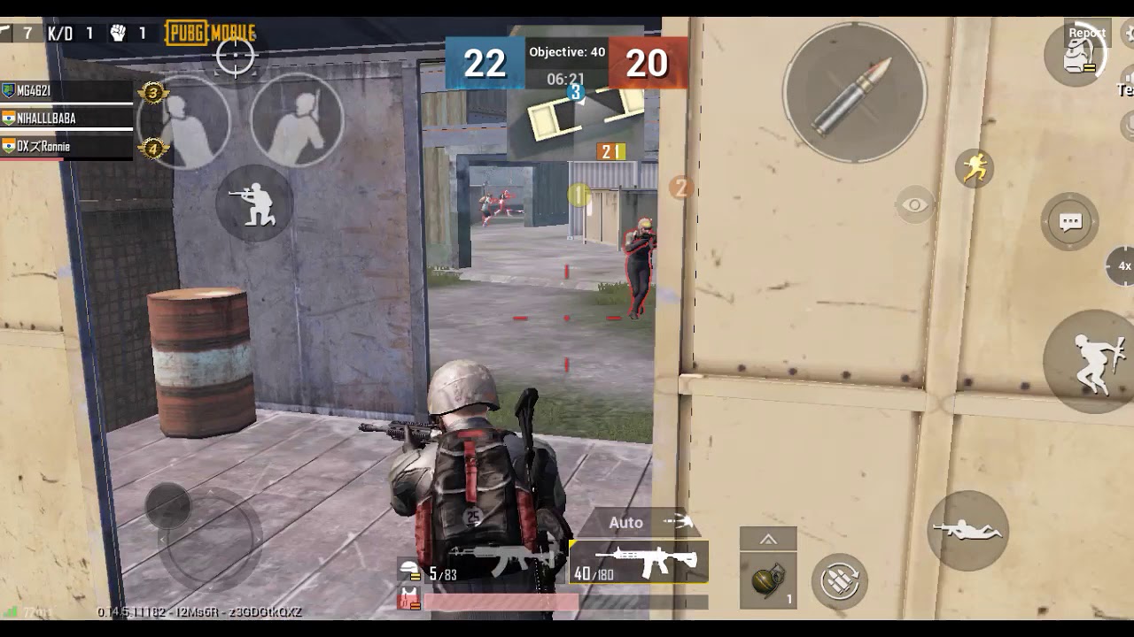 PUBG mobile TDM gameplay | DX Ronniie vs Speed Hacker - YouTube