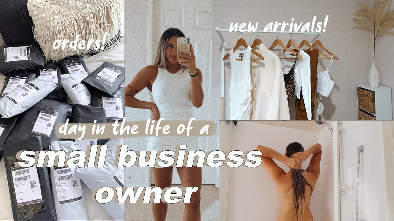 day in the life of a SMALL BUSINESS OWNER! 20yr old business owner ...
