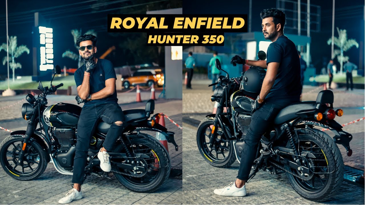 SHOOTING ROYAL ENFIELD HUNTER 350 COMMERCIAL | First Ride🔥 - YouTube