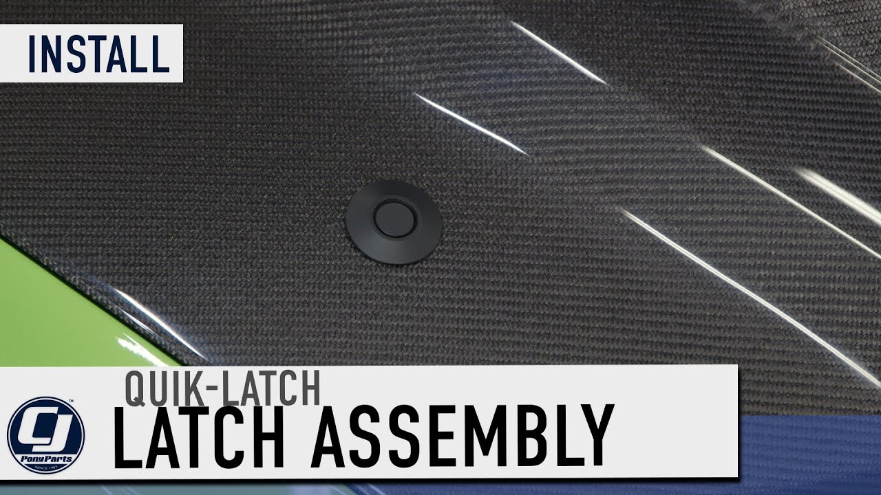 Keep Your Mustang Hood Where It Belongs With A Set of Quik-Latch Hood ...