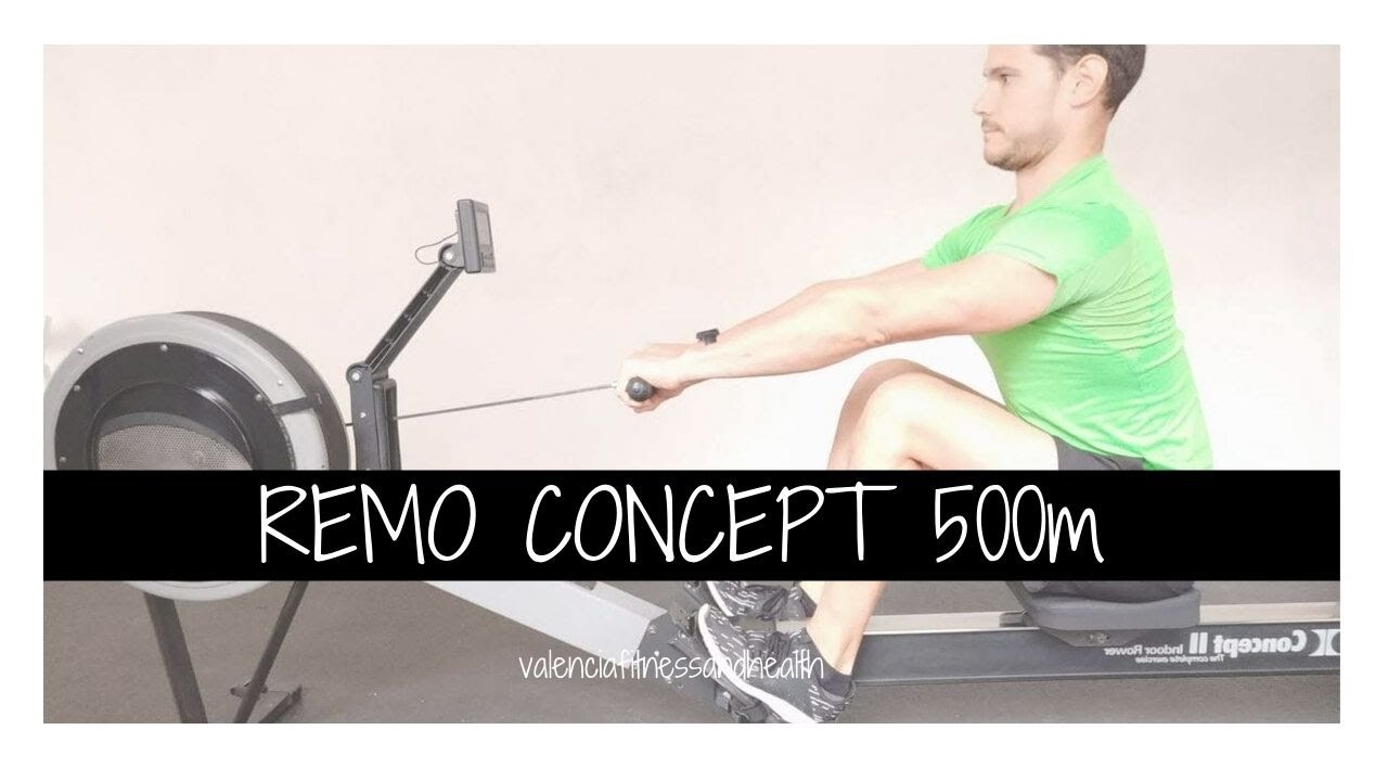 🔥Remo indoor 500 metros 💪 Concept 2 Ejercicio en CASA | Test físicos ...