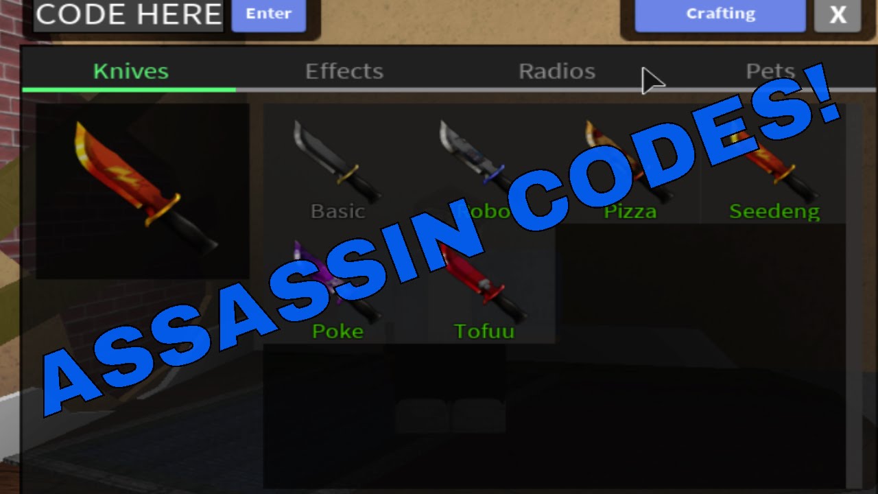 Assassin Codes 2017 - YouTube