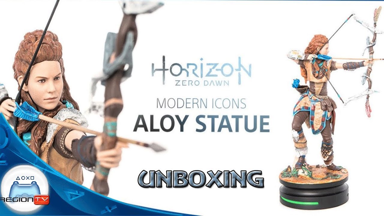 Unboxing | Modern icons Aloy statue - YouTube