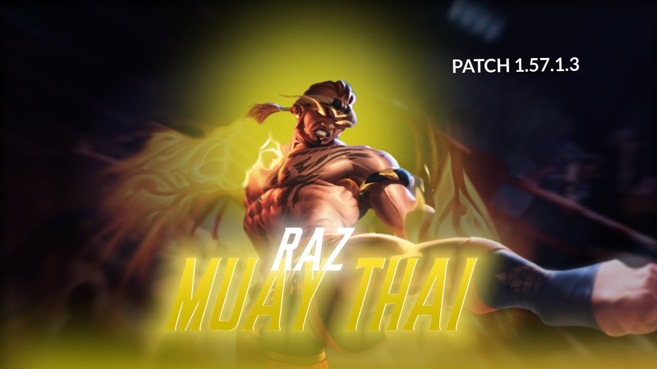 Rov - Mod Skin | Raz Muay Thai แรสมวยไทย | Patch 1.57.1.3 | Parky - YouTube