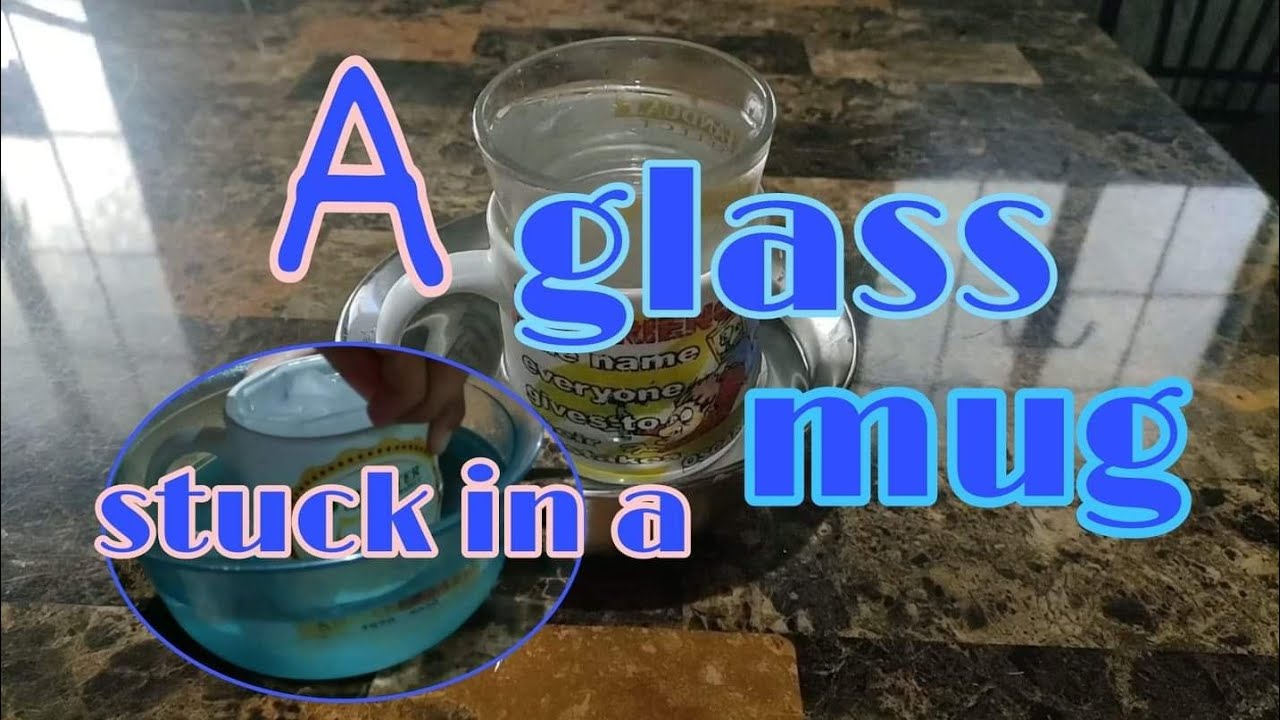 How to remove a glass stuck in a mug | JennA V.B - YouTube