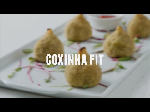 Coxinha fit  | Receitas Saudáveis - Lucilia Diniz