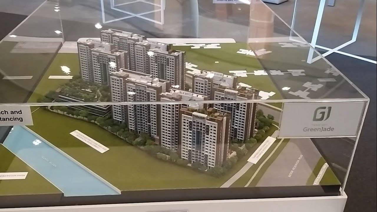Tampines GreenJade August 2021 BTO 3D Model - YouTube