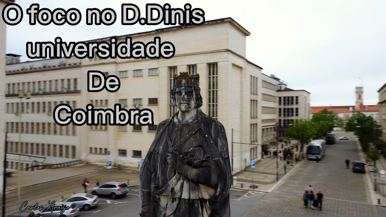 Monumento a D. Dinis (Rei de Portugal DJI - YouTube
