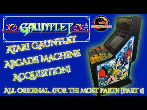 Atari Gauntlet Arcade Machine Acquisition! All Original...(Mostly ...