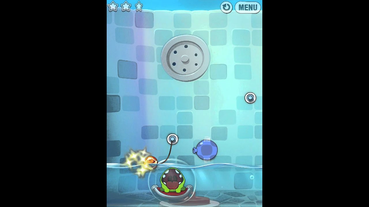 Cut the Rope Experiments 5-7 Walkthrough Bath Time - YouTube