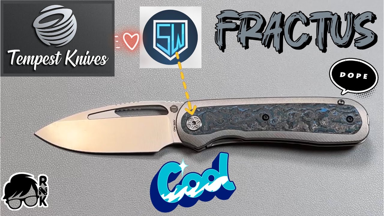 Unboxing my Tempest Knives Fractus knife… yes, I finally got one! - YouTube