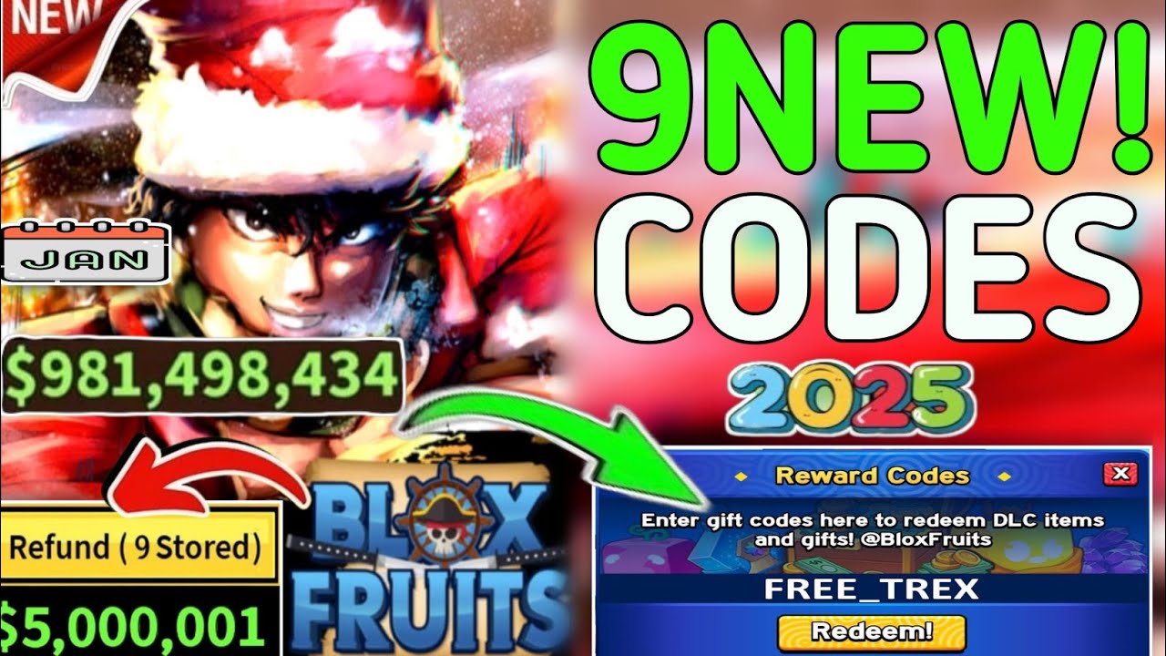 ⚡ CODES (2025) ⚡ BLOX FRUITS CODES IN JANUARY 2025 - BLOX FRUITS CODES ...