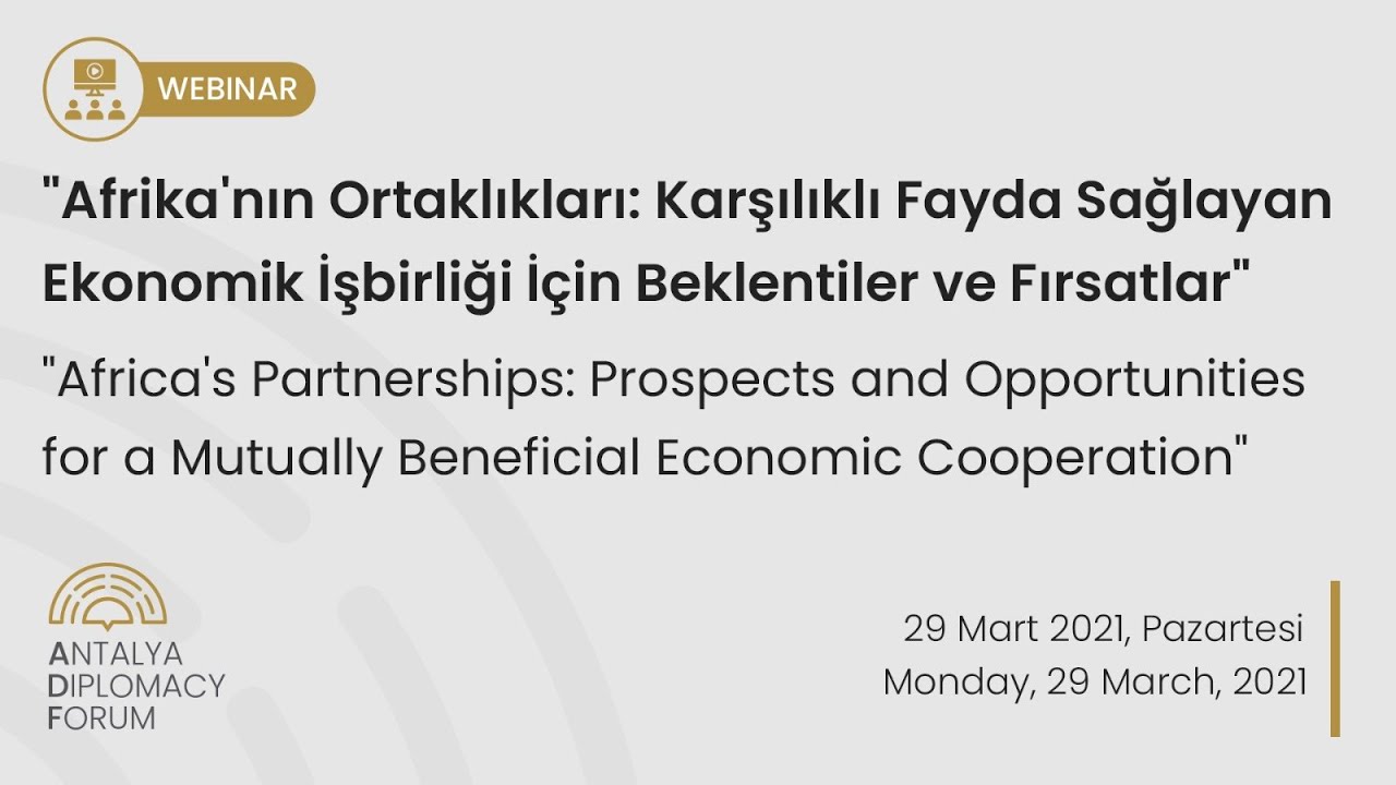 Africa's Partnerships: Prospects and Opportunities for a Mutually ...